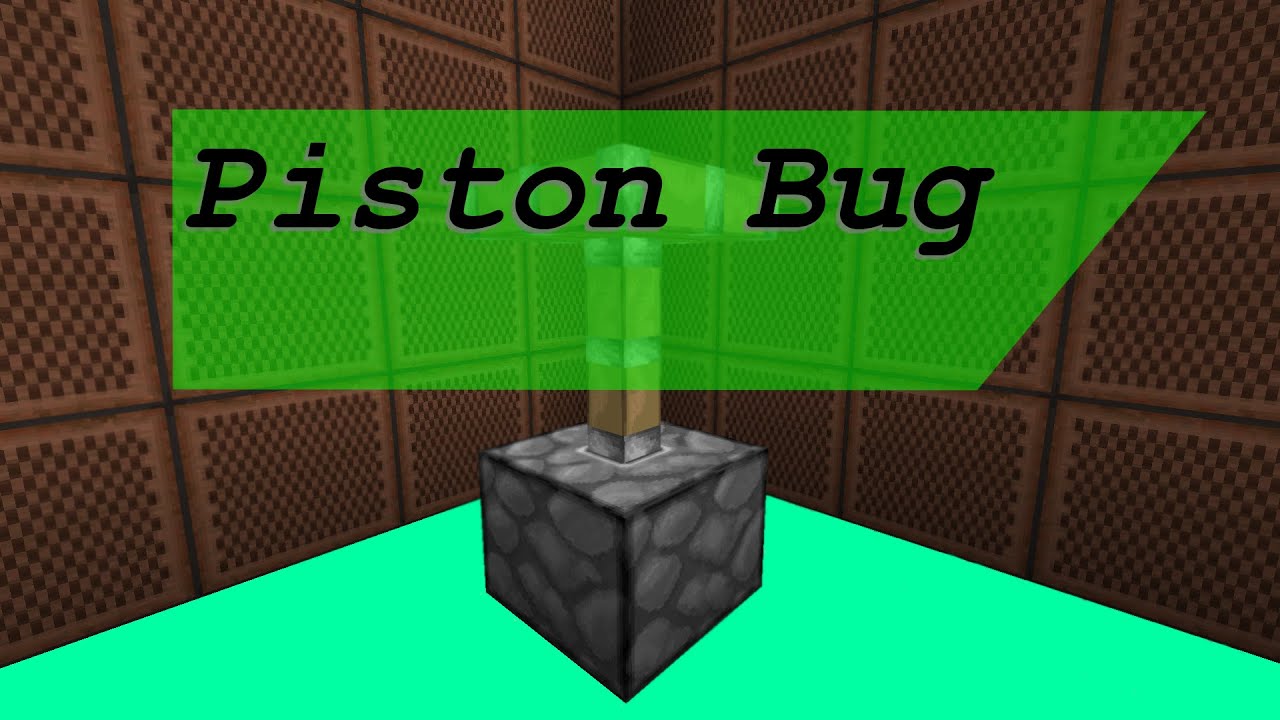 Minecraft 1.9 Piston Bug! - YouTube