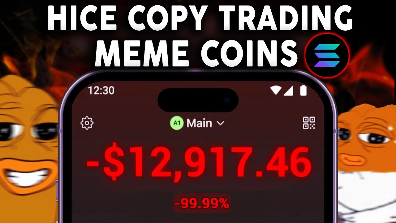 HICE COPY TRADING CON MEME COINS Y ESTO ES LO QUE PASO... - YouTube