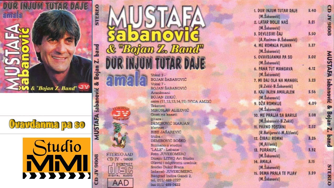 Mustafa Sabanovic - Ovavdjanma pa so - YouTube
