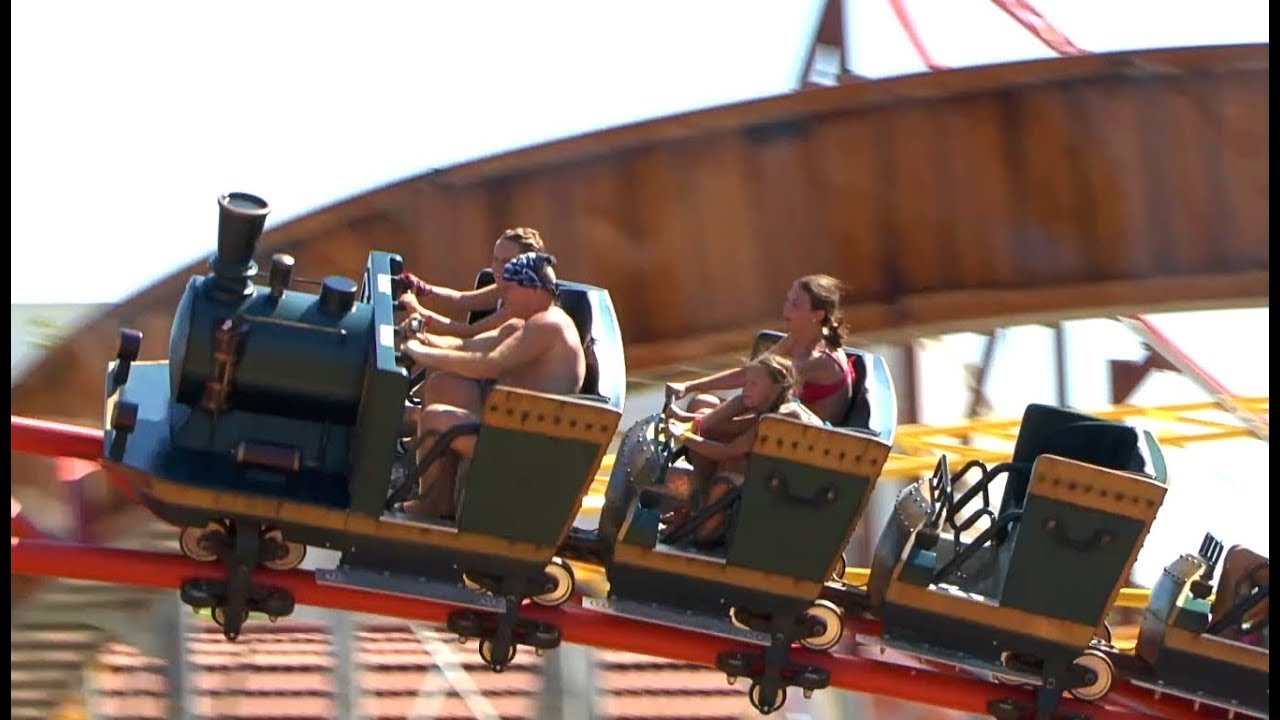 Family Coaster (including POV) - Land of Legends Antalya Turkey - YouTube