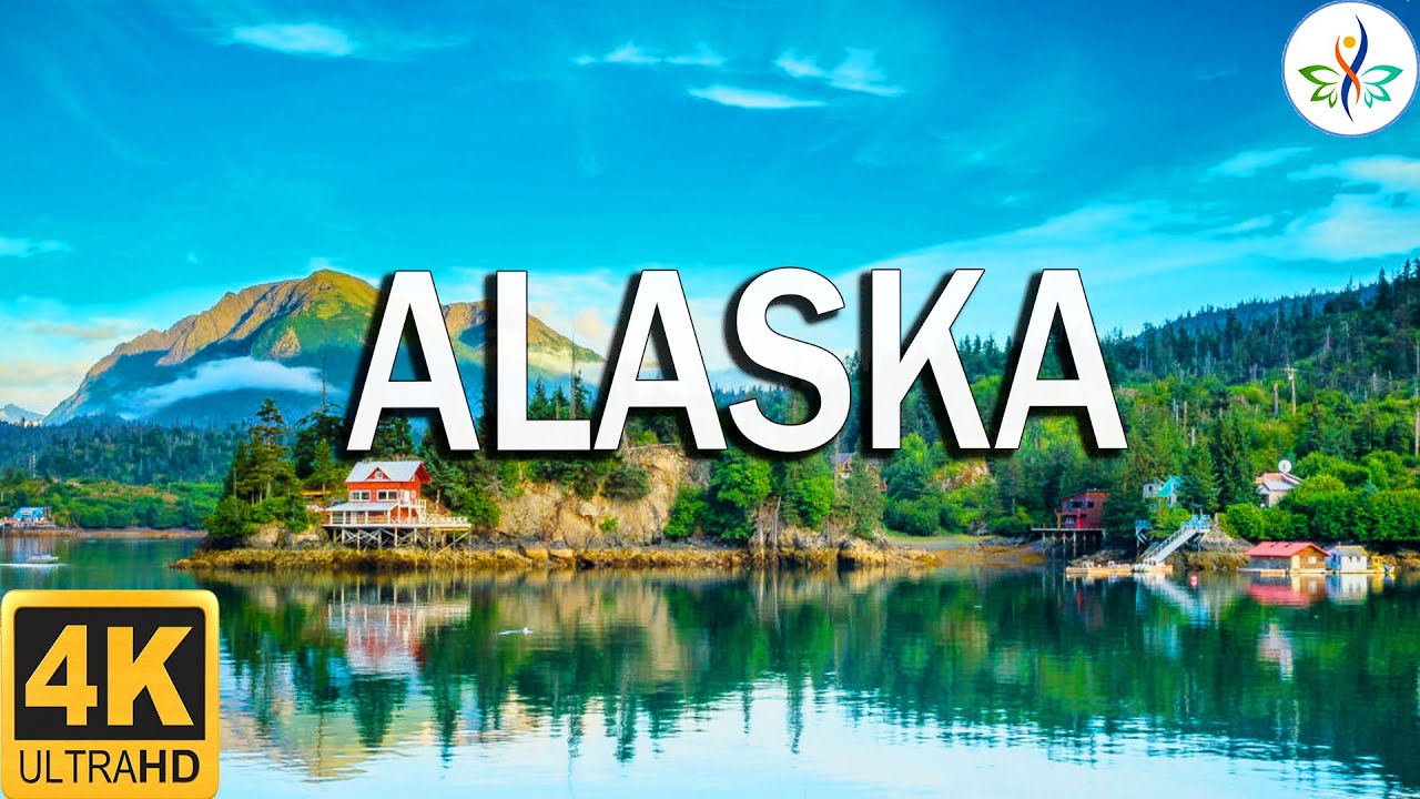 FLYING OVER ALASKA 4K UHD - Relaxing Music Along With Beautiful Nature ...