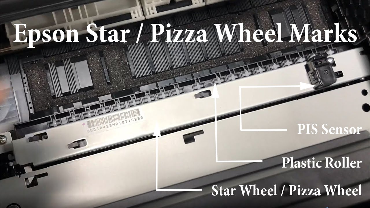  1 Remove Reduce Epson Star Pizza Wheel Roller Printhead Strike Marks