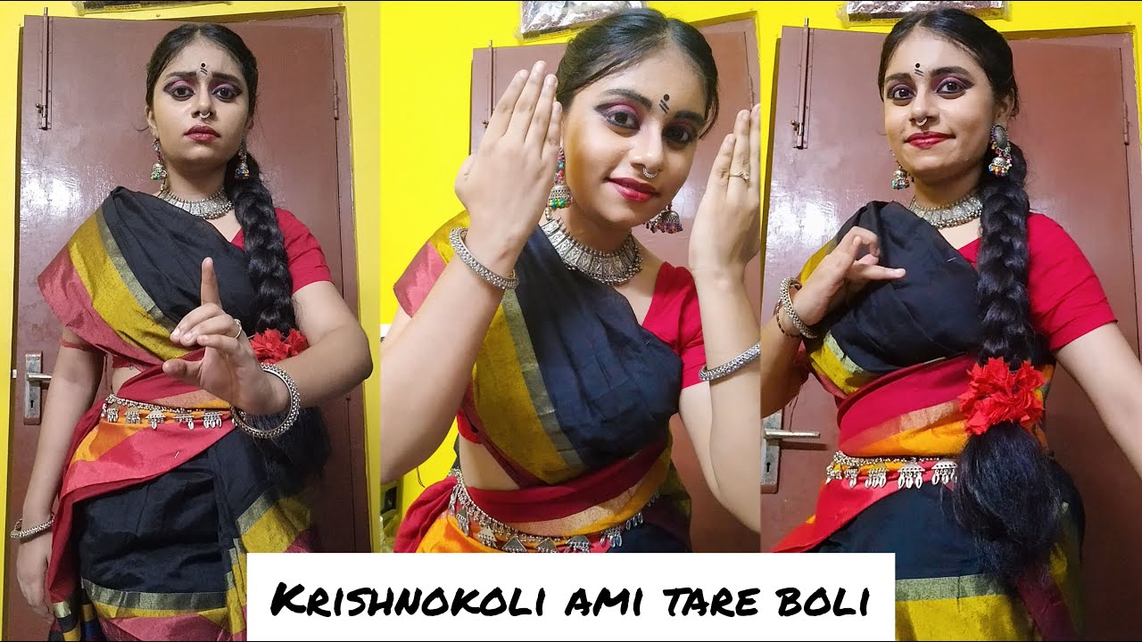Krishnokoli ami tare boli || Rabindra Nritya || Tribute to Tagore ...