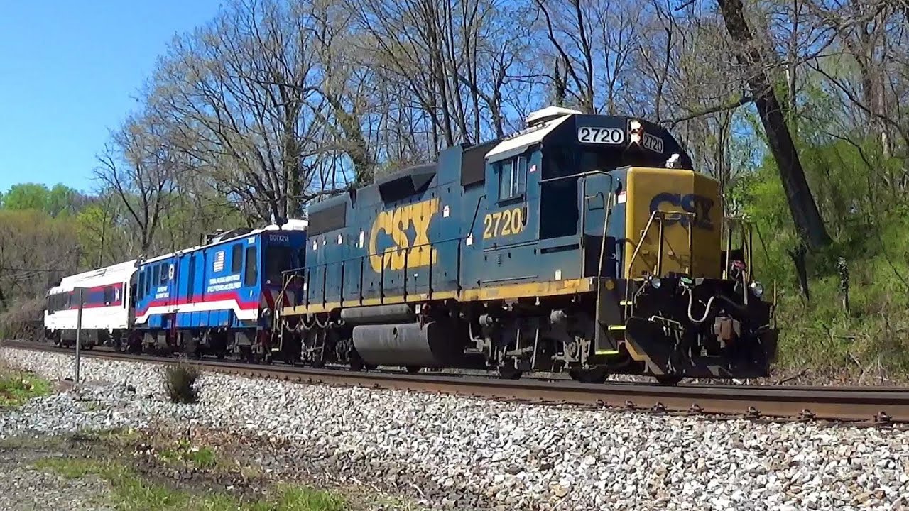 CSX FRA Geo Train & CSX F Units in Relay - YouTube