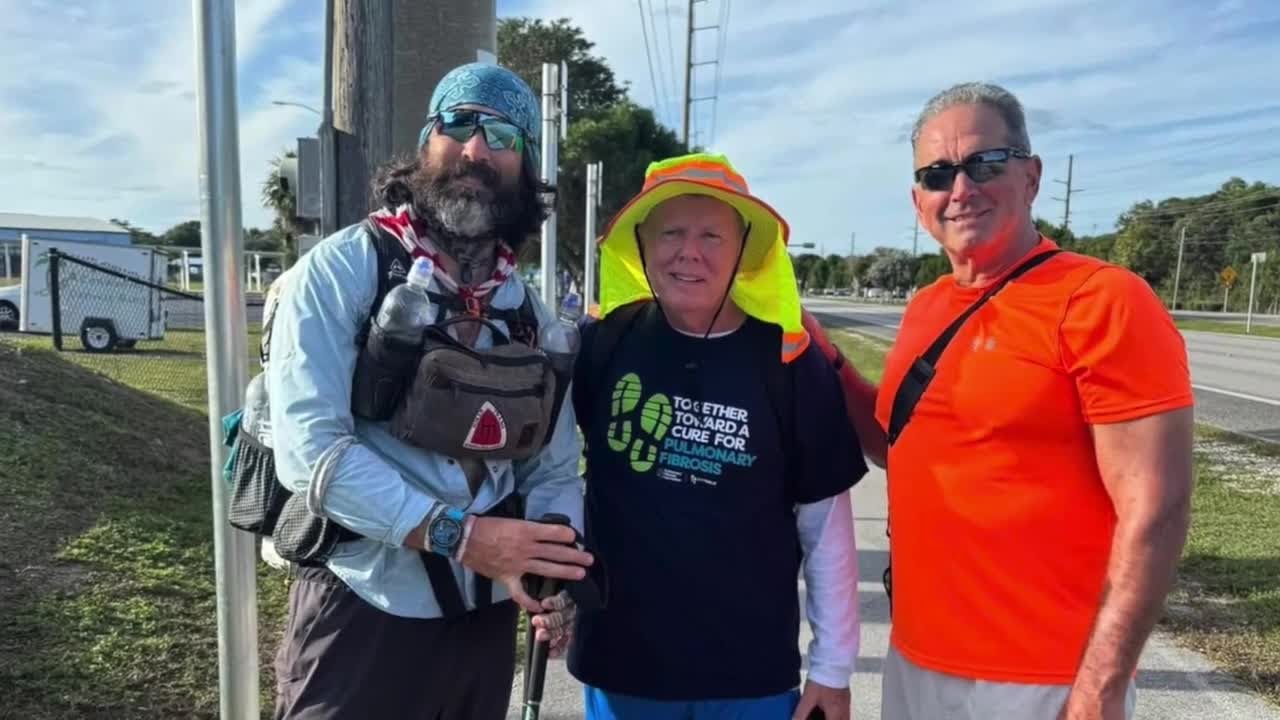 "Months left to live": Why a Naples man is walking 106 miles through ...
