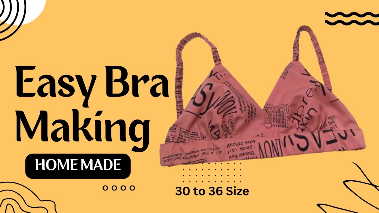 Home Made Bra Making #stitching #viral #youtube #class - YouTube