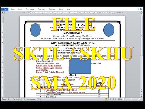 Tutorial SKTL/SKHU SMA 2020 (Bonus File) - YouTube