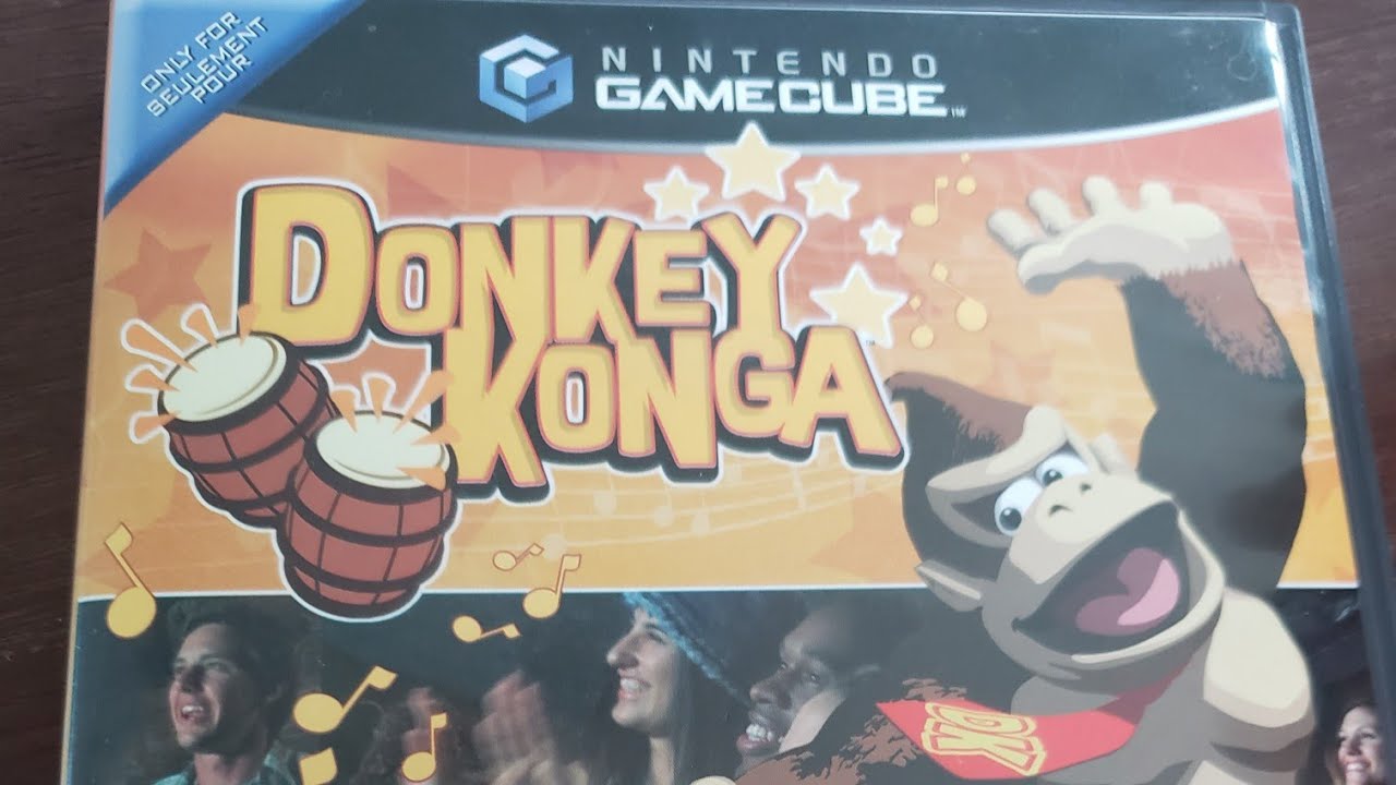 Donkey Konga Bongos Unboxing + Donkey Konga Gameplay - YouTube