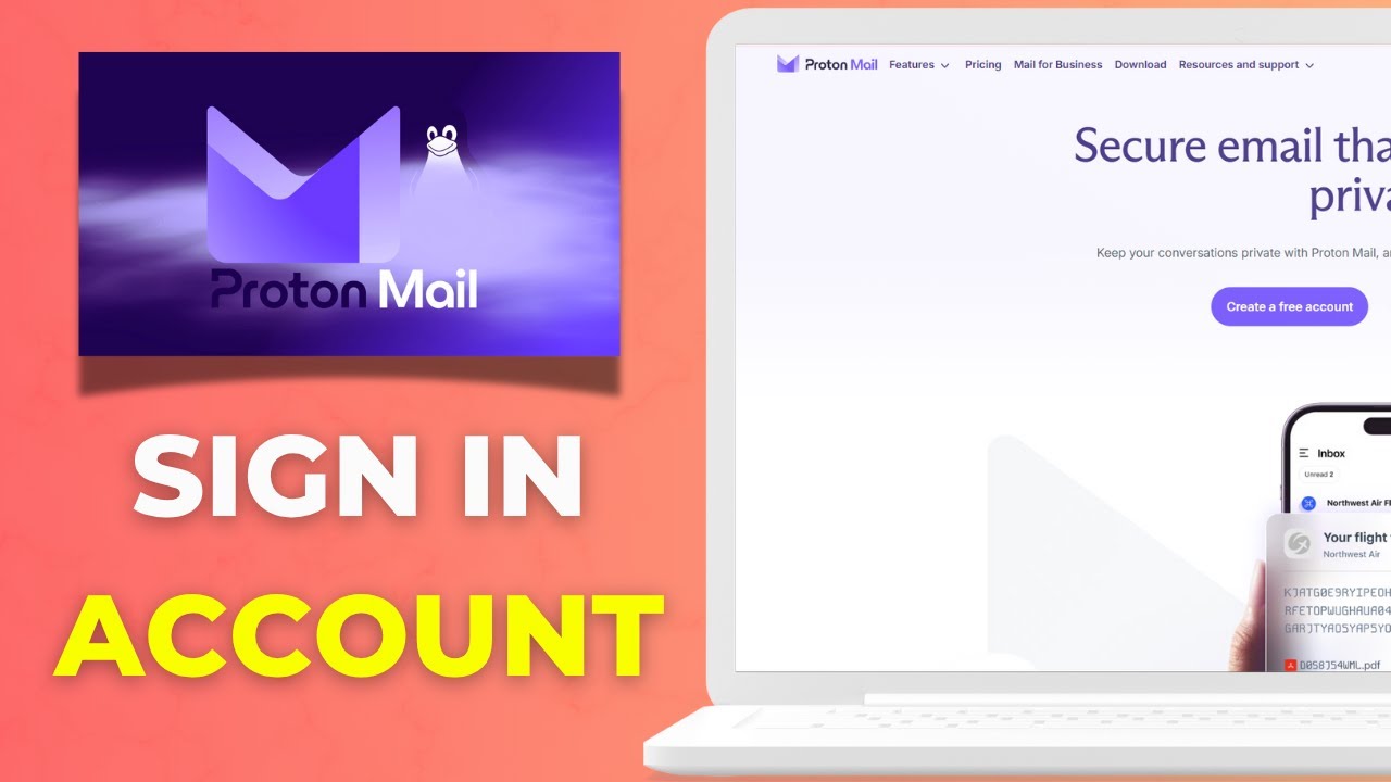 How to Sign In to Proton Mail PC & Mobile - YouTube