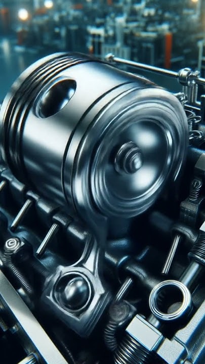 Diesel engine piston working 3D animation - YouTube