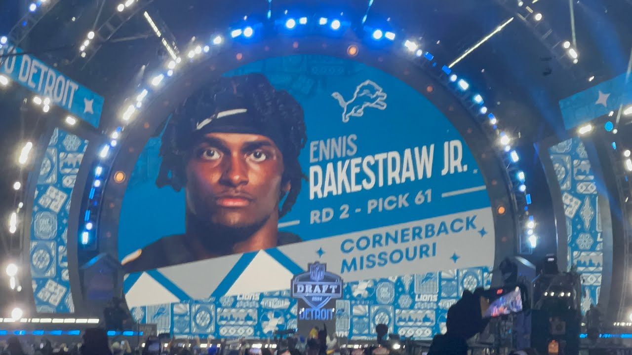 Lions Draft Pick in the 2024 NFL Draft Ennis Rakestraw - YouTube