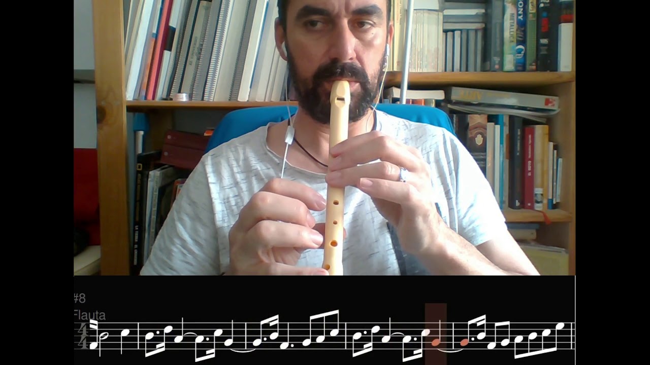 Marcha Rocío para flauta dulce - YouTube