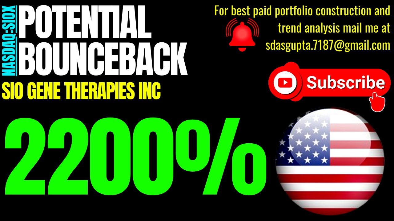 SIOX STOCK NEWS | SIO GENE THERAPIES INC POTENTIAL BOUNCEBACK - YouTube