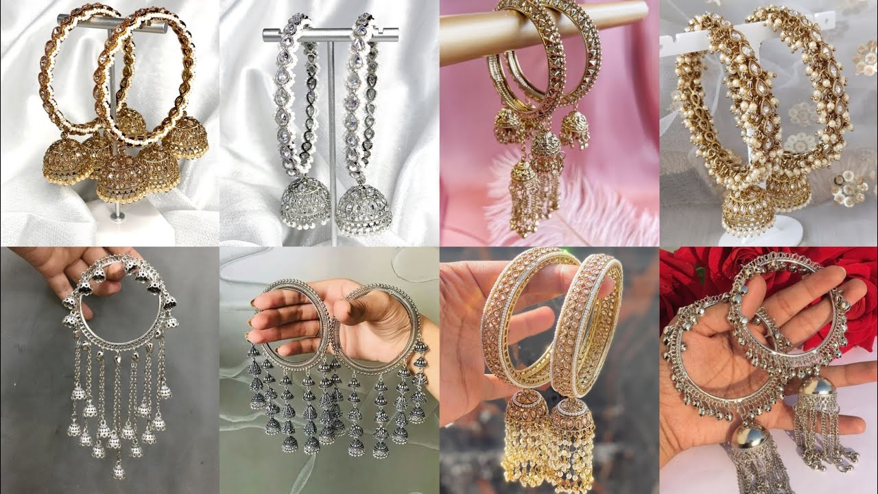 latest jhumka Bangles Designs for Eid | Gold Jhumka Bangles | Indian ...