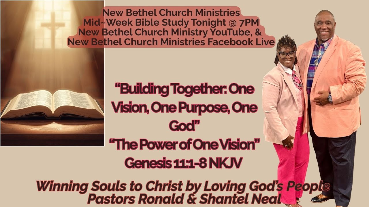 "BUILDING TOGETHER: ONE VISION, ONE PURPOSE, ONE GOD" "The Power of One ...