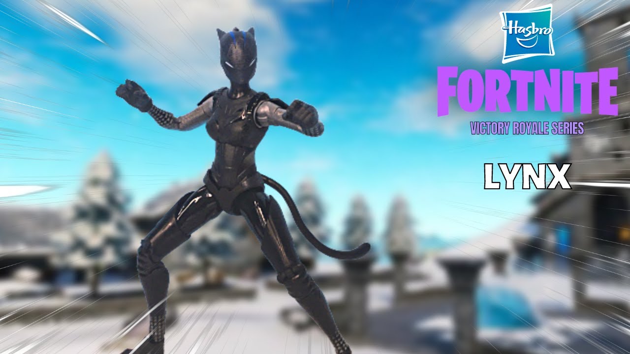 NEW! LYNX Fortnite Hasbro Action Figure Review - YouTube