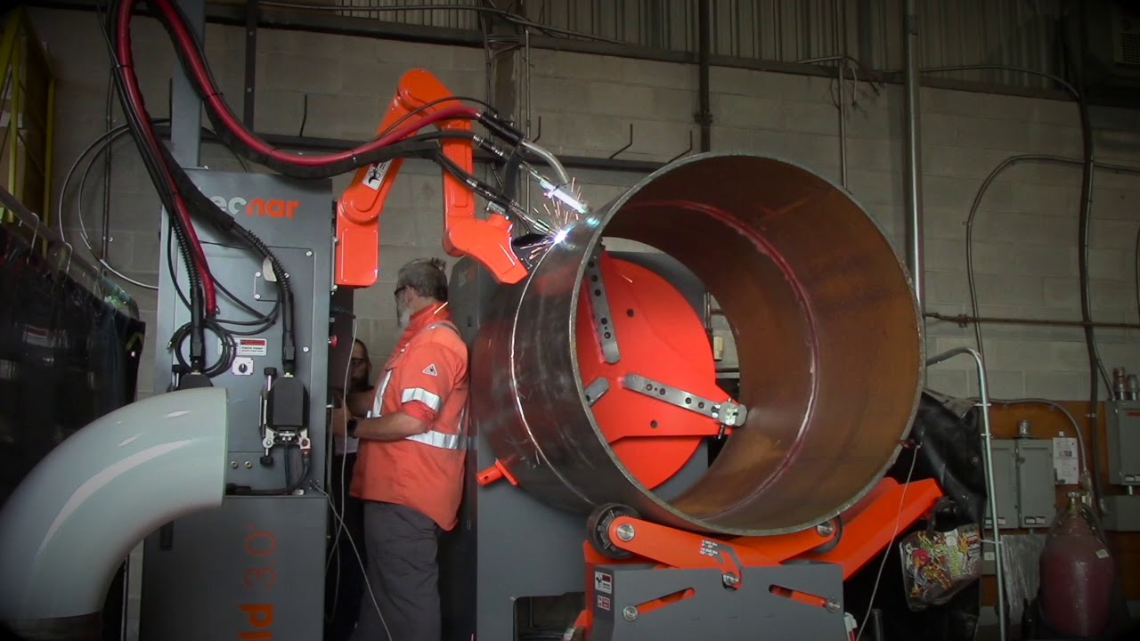 Rotoweld - Spool Welding - Submerged arc welding - 42in Pipe - YouTube