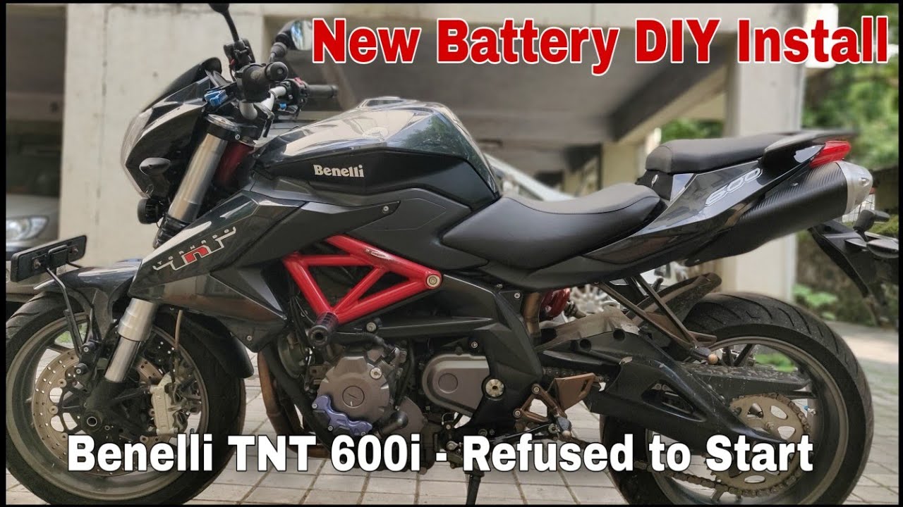 Benelli TNT 600i | New Battery | SF Sonic MK1440-TZ9 | replaced at Home ...