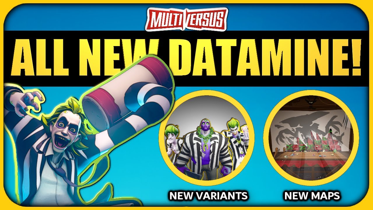 All NEW Datamine For Beetlejuice Events In Multiversus - YouTube