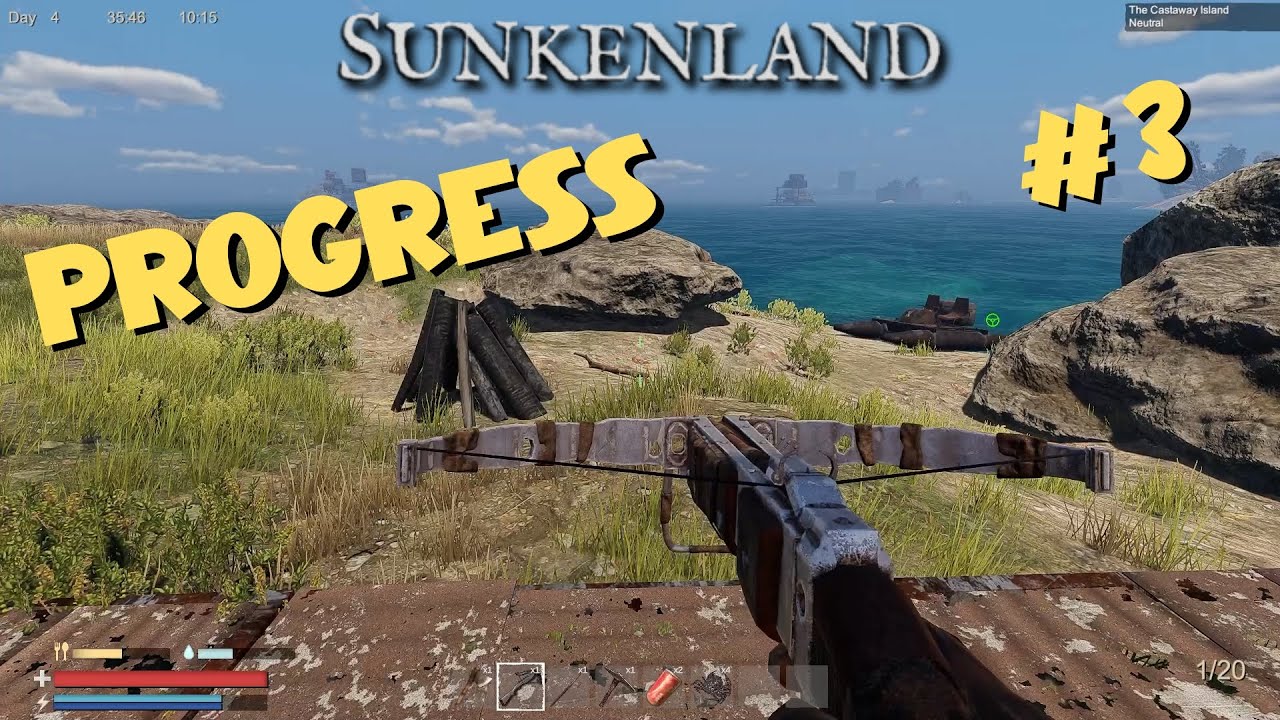 Sunkenland Gameplay - Great Progress Today - Episode 3 - YouTube