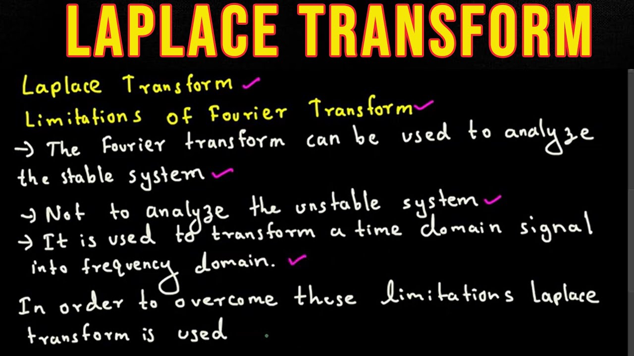Laplace Transform - Definition, Advantages, and Relation between LT and ...