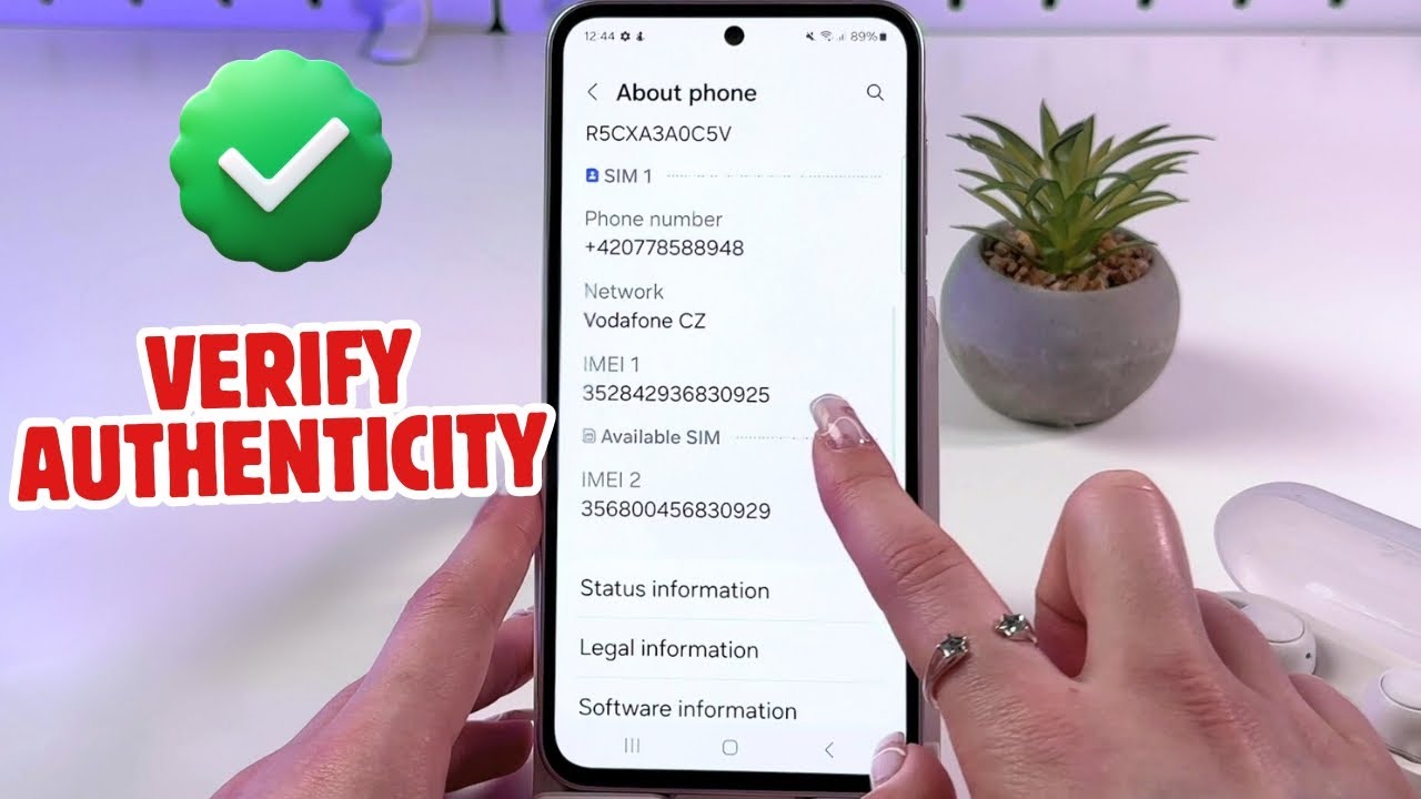 Samsung Galaxy A35 5G: How to Verify Authenticity - YouTube