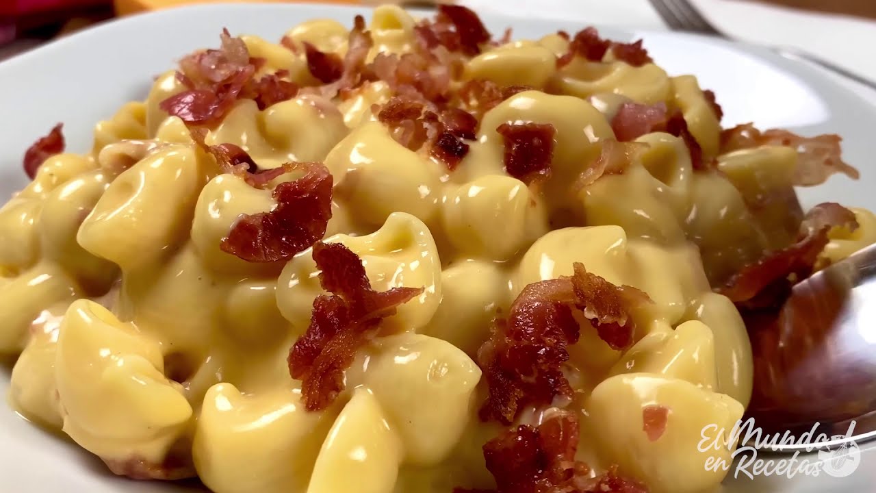MACARRONES con Queso y Bacon o Mac and Cheese con Bacon I LOS MÁS ...