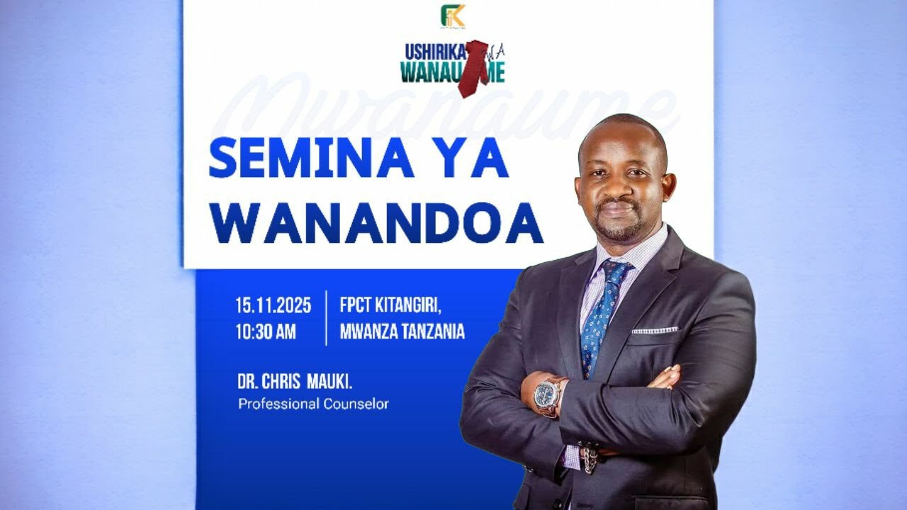 🔴🆕LIVE- SEMINA YA WANANDOA | DR. CHRIS MAUKI | FPCT KITANGIRI LIVE ...