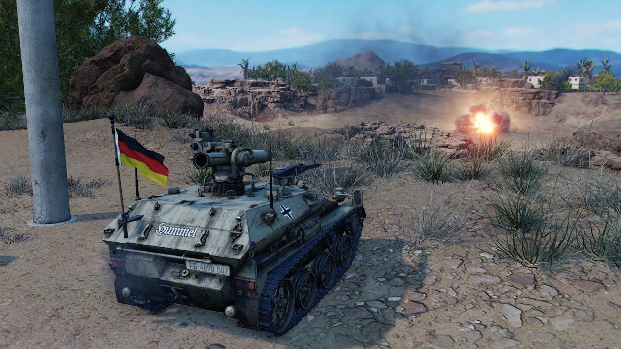 World of Tanks || Wiesel 1A1 TOW on Airfield - Solo Gameplay - YouTube