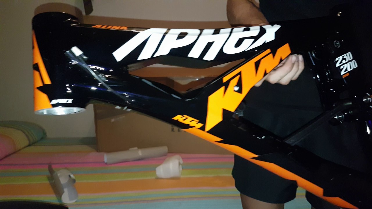KTM Aphex 4-Link Downhill Descenso Ebay - YouTube