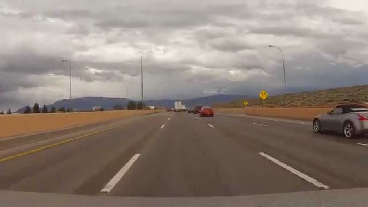 Driving I-40 eastbound through Albuquerque, NM. - YouTube