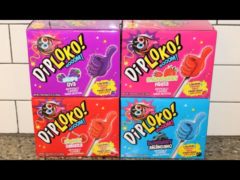 Danilla DipLoko! Booom! Grape, Strawberry, Cherry & Blueberry Popping ...