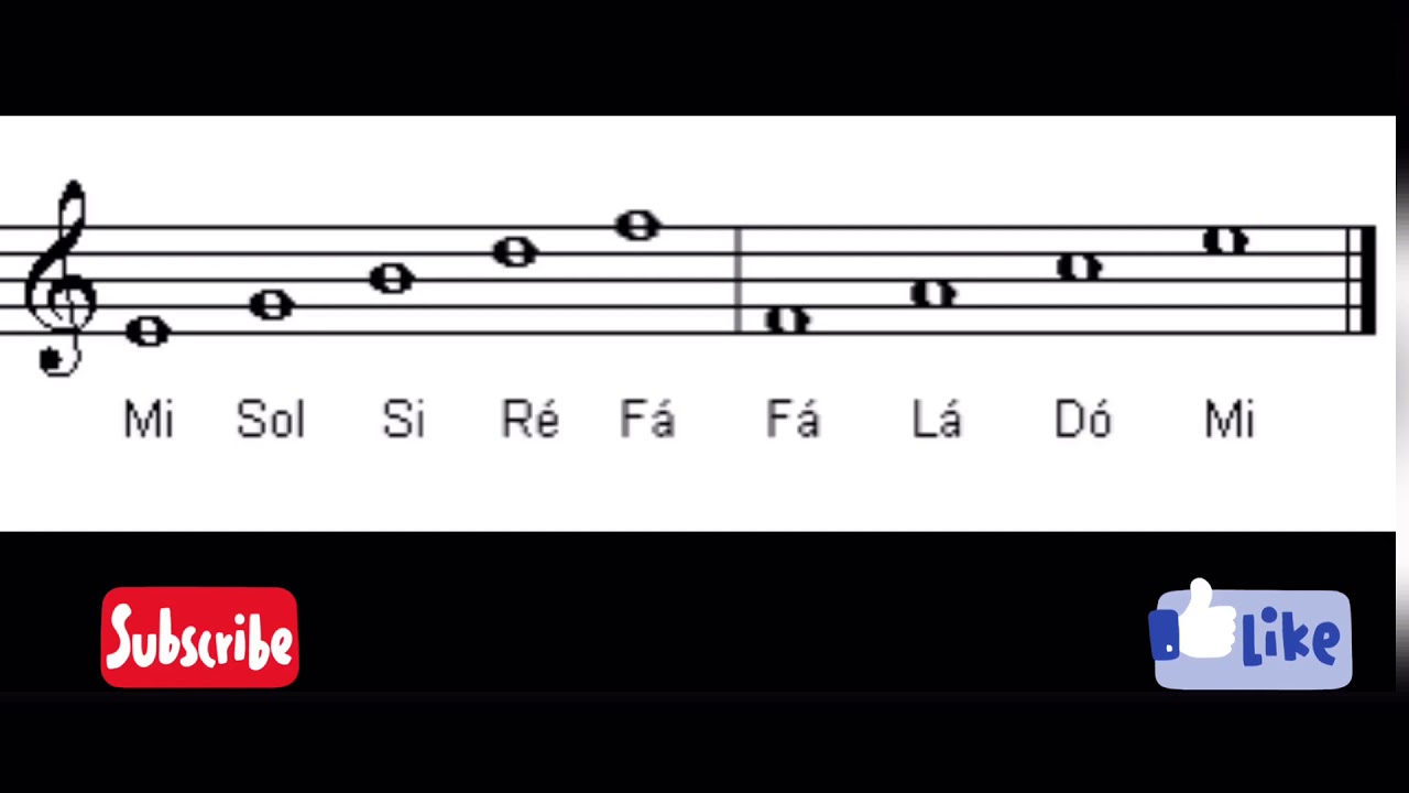 Como aprender ler partitura na clave de sol - YouTube