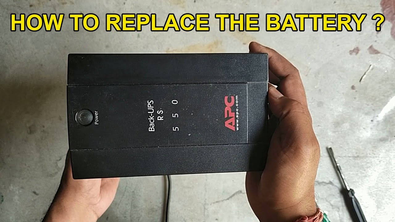 Easy Step-by-step Guide To Replacing The Apc Rs 550 Ups Battery - YouTube