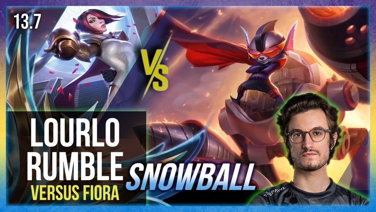Lourlo Rumble vs Fiora - EUW Challenger - LoL Patch 13.7 - Full Build ...