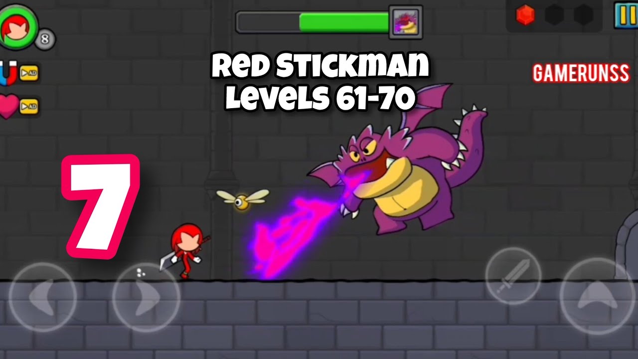 Red Stickman: Stick Adventure - Gameplay Walkthrough Android Part 7 ...