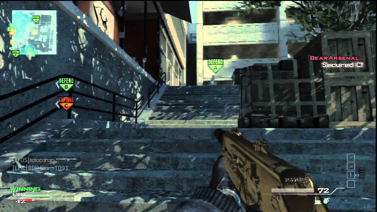 arkaden domination cod mw3 ps3 - YouTube