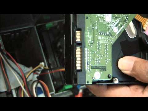 Dell Dimension 8400 hard drive swapout with Windows XP reload