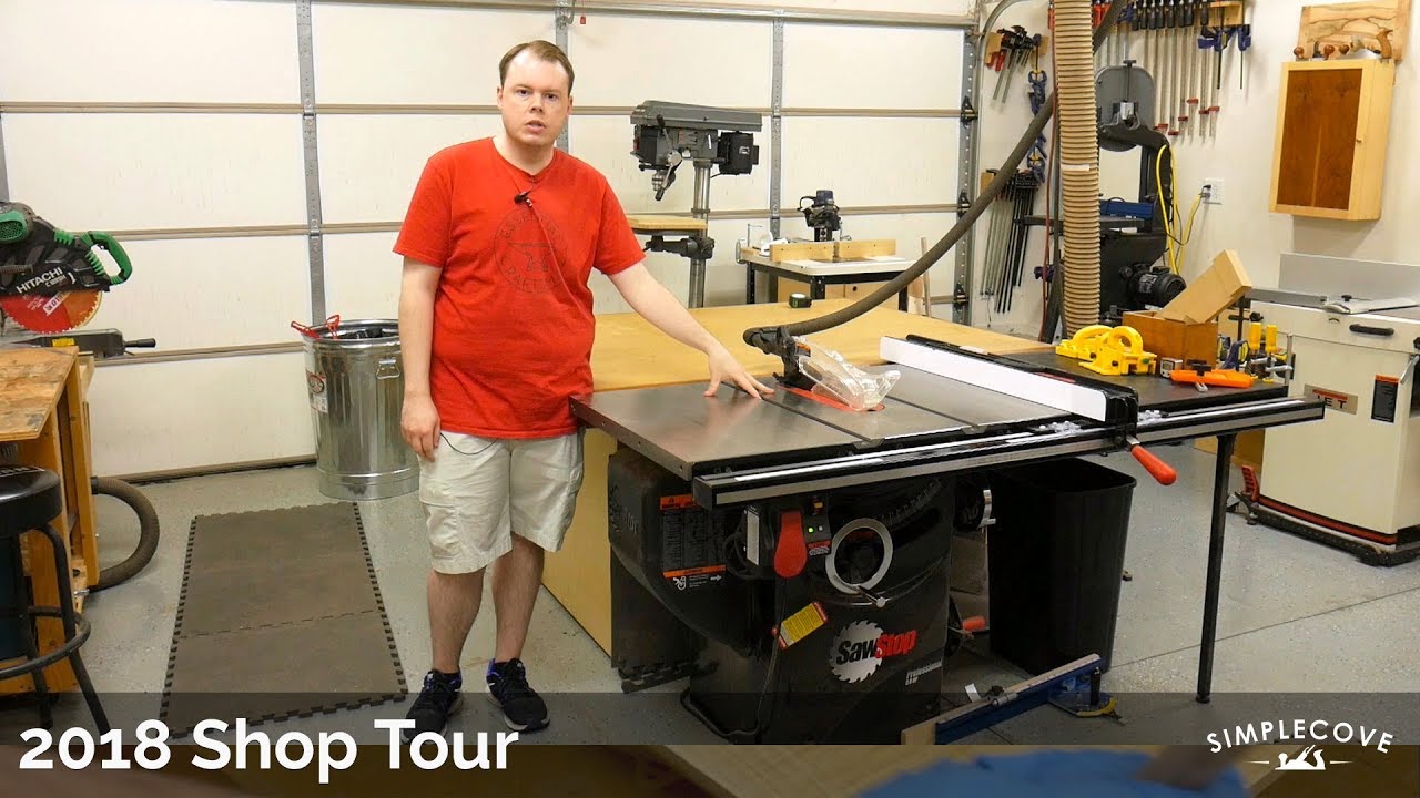 2018 Shop Tour | Woodworking Shop Tour - YouTube