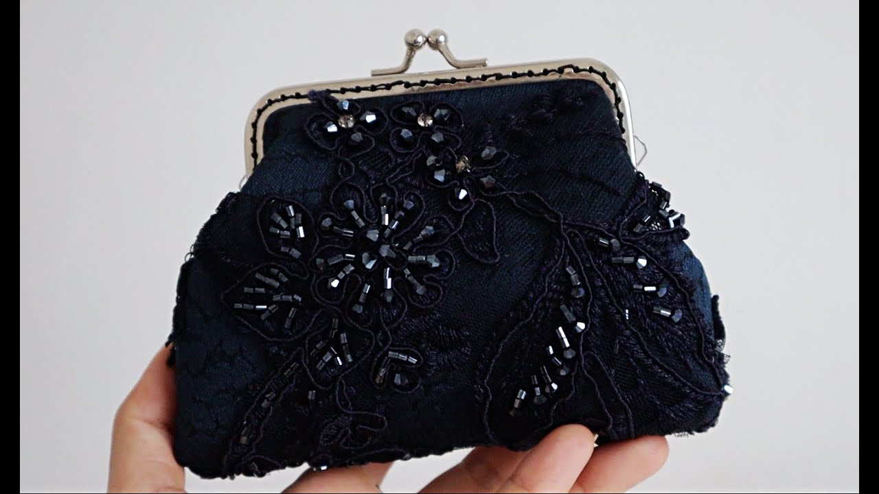How to make elegant dinner clutch from fabric scraps or used clothes ...