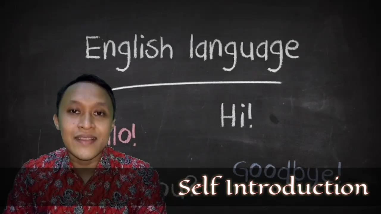 Materi Pembelajaran Memperkenalkan Diri (Self Introduction) - YouTube