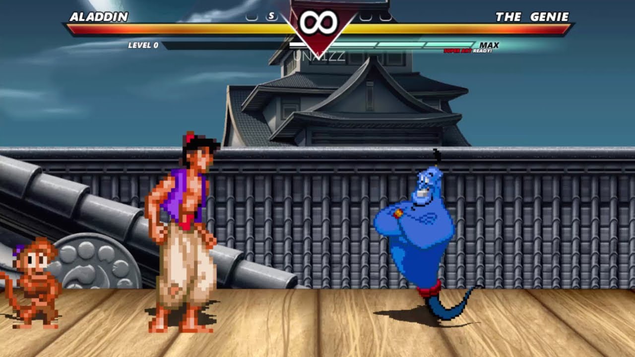 Aladdin VS Genie I HIGH LEVEL EPIC FIGHT - YouTube