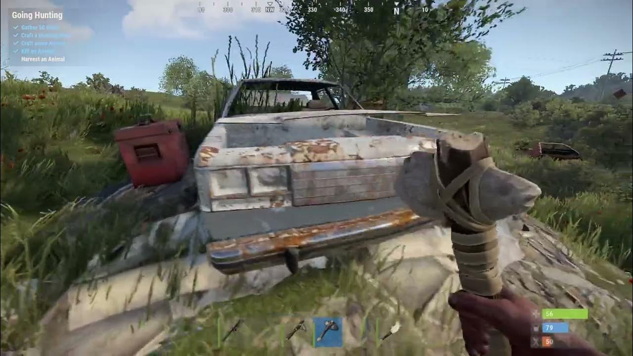 How Far Can A SOLO Rust NOOB Make It In PRIMITIVE RUST In 1 Hour...? - YouTube