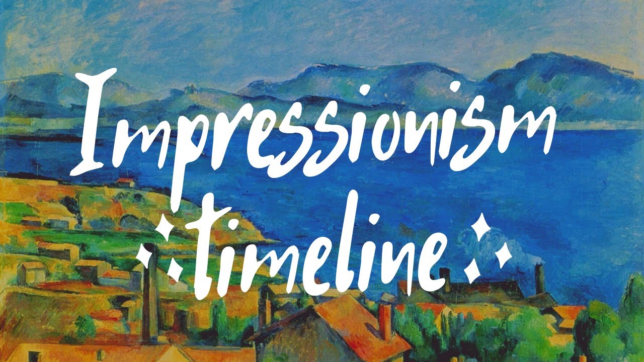Timeline of Impressionism - YouTube