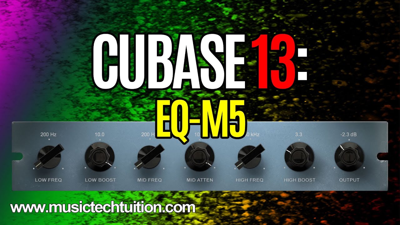 Cubase 13: EQ-M5 Pultec MEQ-5-Style EQ Plugin - YouTube