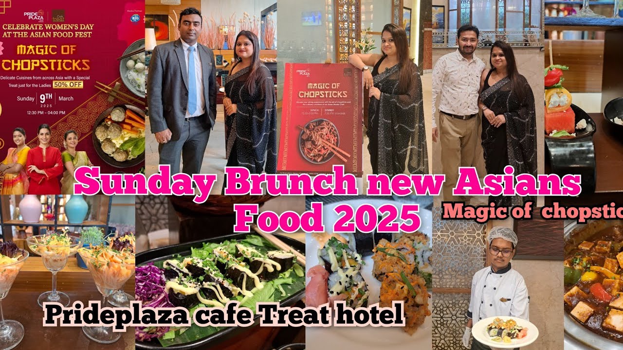 SUNDAY BRUNCH LAUNCHED ASIAN FOOD 2025🥰Unlimited Buffet🙂PRIDE PLAZA ...