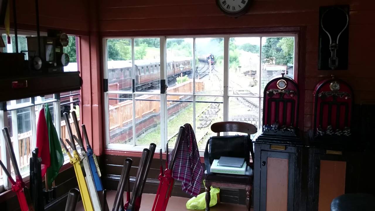 34027 Taw Valley arriving Arley, viewed from signal box. SVR - YouTube