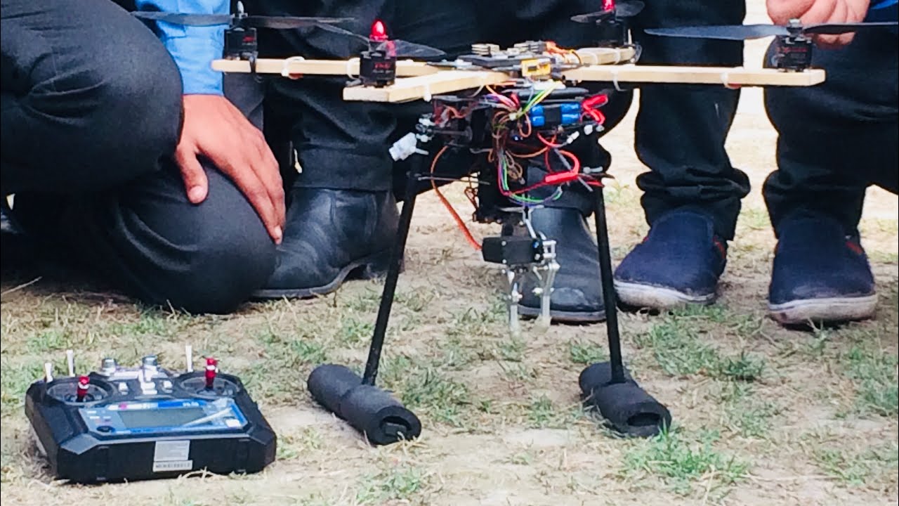 DELIVERY DRONE Project for College - YouTube