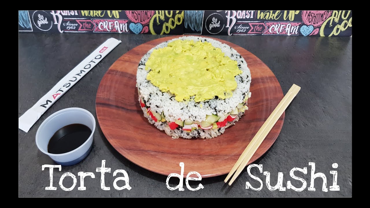 Como preparar una TORTA de SUSHI🍣 - YouTube