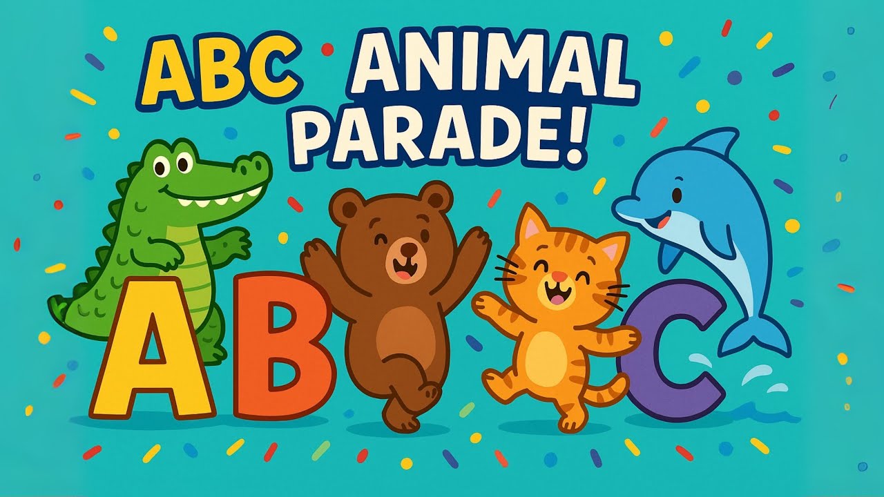 ABC Animal Parade! | Act Out the Alphabet Song | Learn Letters & Animal ...